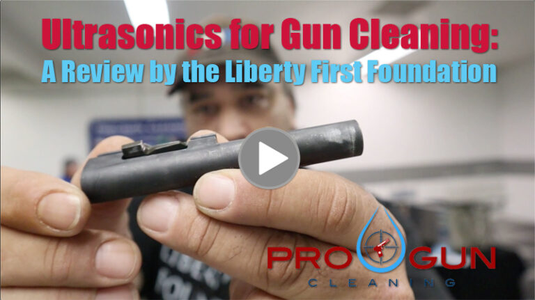 Pro Gun Cleaning with Ultrasonics - Clean Firearms with Pro Gun Cleaning